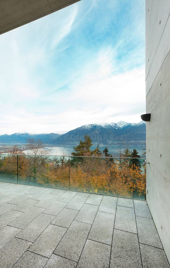 Building, View from the Terrace Stock Photo - Image of exterior, house ...