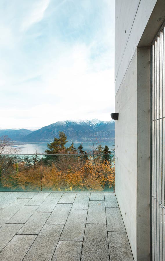 Building, View from the Terrace Stock Photo - Image of exterior, house ...