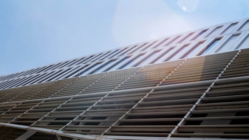 Building Viewpoint in Up Angle Stock Image - Image of office, modern ...