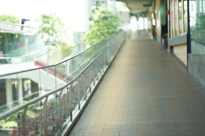 Building Walk Way for Background ,selective Focus Stock Photo - Image ...