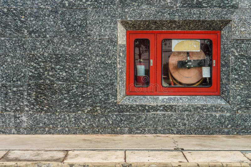 Fire Extinguisher and Flexible and Rigid Fire Hose Extension Pipe Stock ...