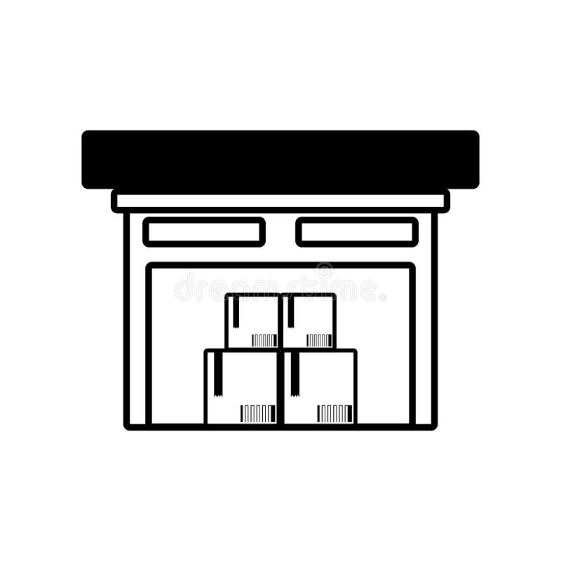 Storage Shed Outline Stock Illustrations – 220 Storage Shed Outline ...