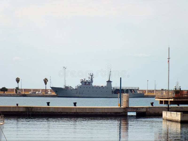 Building a Warship in Spain Stock Photo - Image of marina, tourist ...