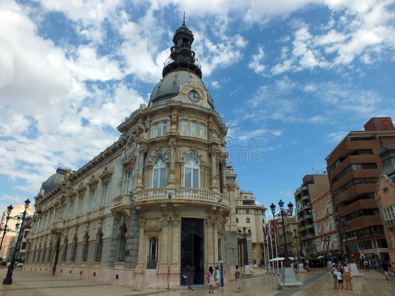 Building a Warship in Spain Editorial Image - Image of facade, column ...