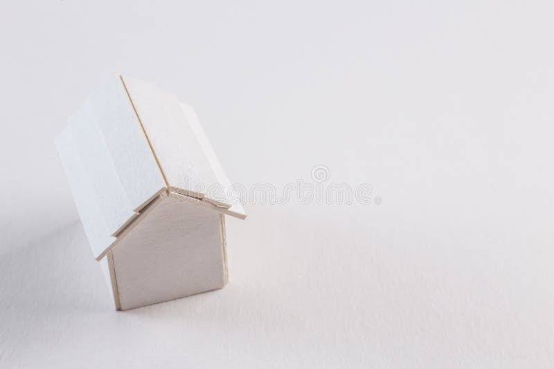 Building White Paper House Image Idea Stock Photo - Image of building ...