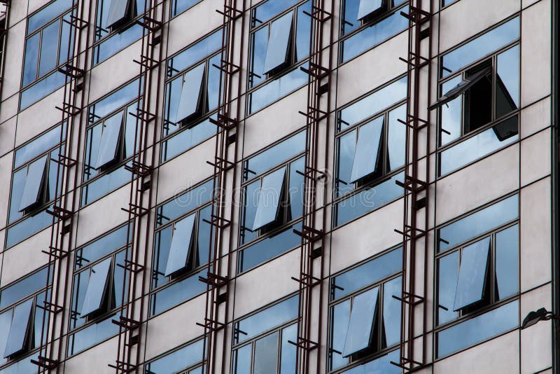 Building windows stock photo. Image of development, blue - 33219520