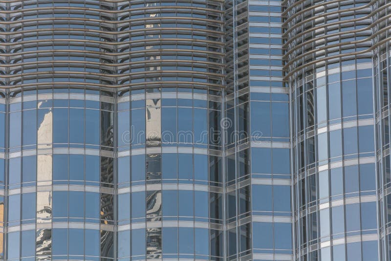 Building Windows Reflecting Sky Stock Image - Image of mosaic, cloud ...