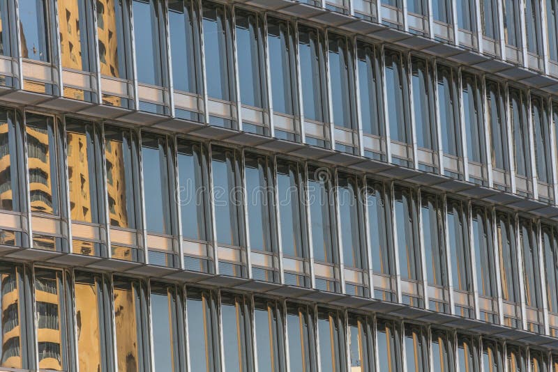 Building Windows Reflecting Sky Stock Image - Image of window, glass ...