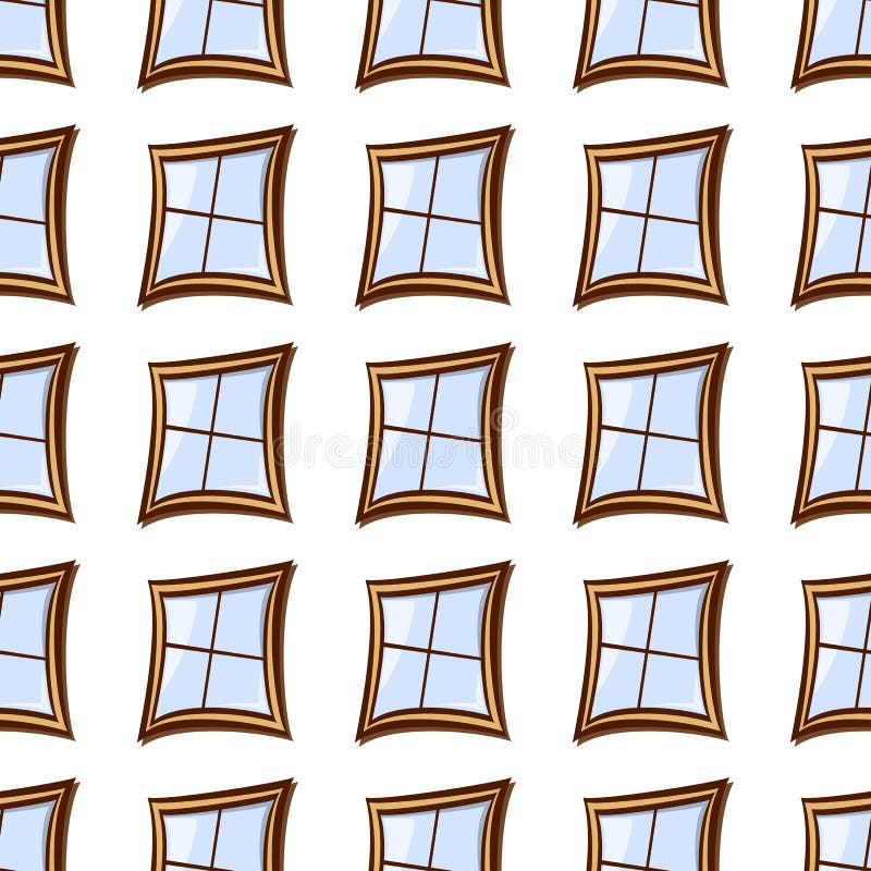 Building windows seamless stock vector. Illustration of color - 68035643