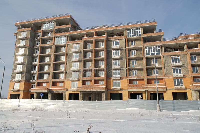 Building, winter stock image. Image of skyscraper, symbol - 66580499