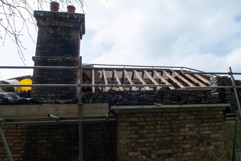 Missing roof stock photo. Image of access, height, frame - 240743502