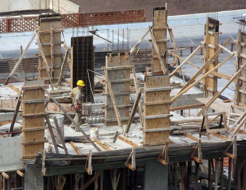 Building worker alone stock photo. Image of helmet, alone - 8499454