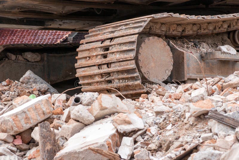 Building wreck stock photo. Image of site, city, pile - 45228096