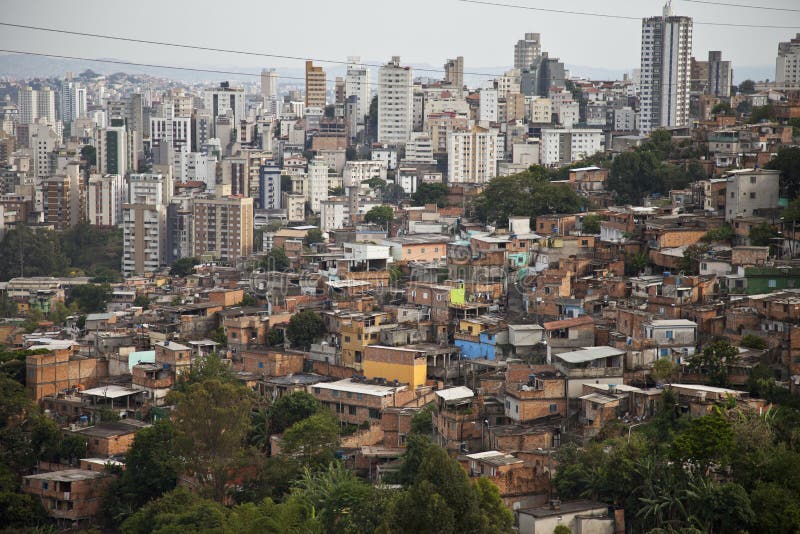 Buildingd En Slechte Krottenwijk Van Brazilië. Stock Foto - Image of ...