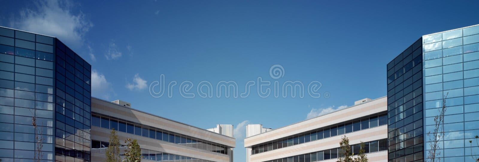 Modern Building Triangle Edge Stock Image - Image of triangle, windows ...