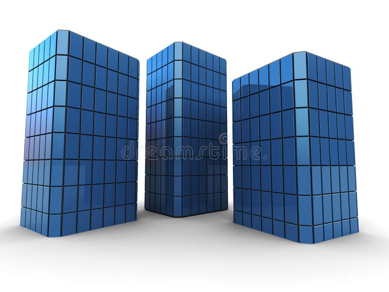 3d Blue Buildings Stock Illustrations – 6,132 3d Blue Buildings Stock ...