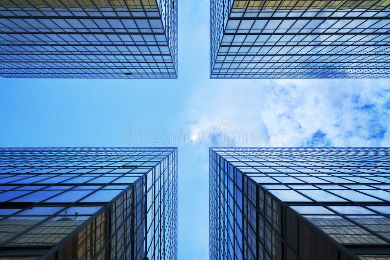 Buildings abstract stock image. Image of steel, headquarters - 32387755