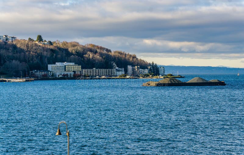 Buildings at Alki Beach stock photo. Image of buildings - 264892200