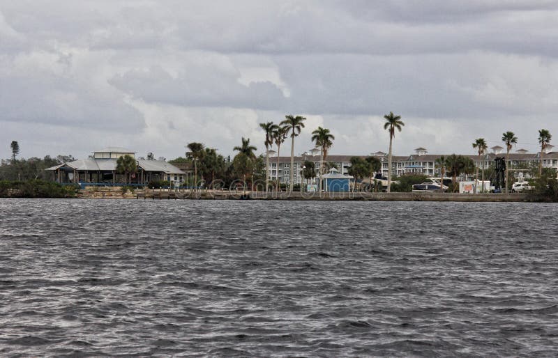 Buildings Along Manatee River in Bradenton FL Stock Photo - Image of ...