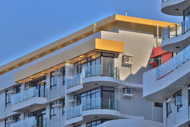 The Buildings and Architecture, Building Out Blocks. Stock Image ...