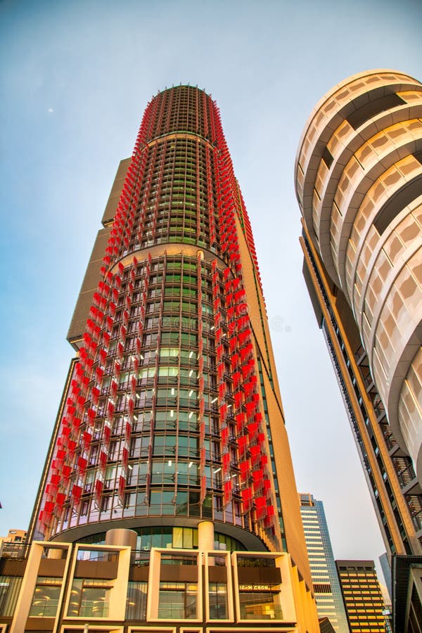 Buildings of Barangaroo in Sydney at Sunset Editorial Photography ...