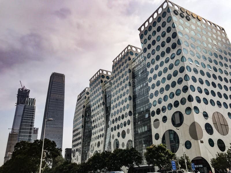 Buildings of Beijing stock image. Image of city, shot - 103617119