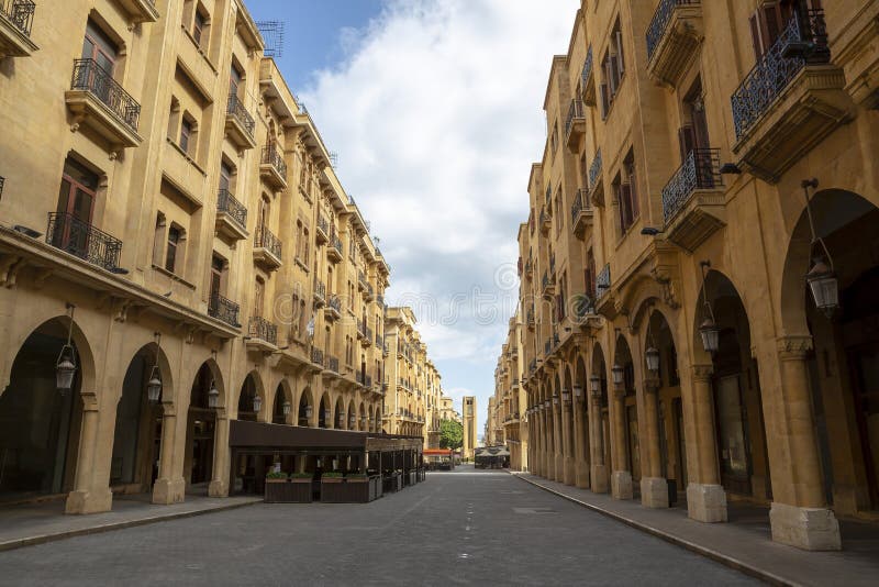 Beirut Cityscape And Buildings In Lebanon Stock Image - Image of hill ...