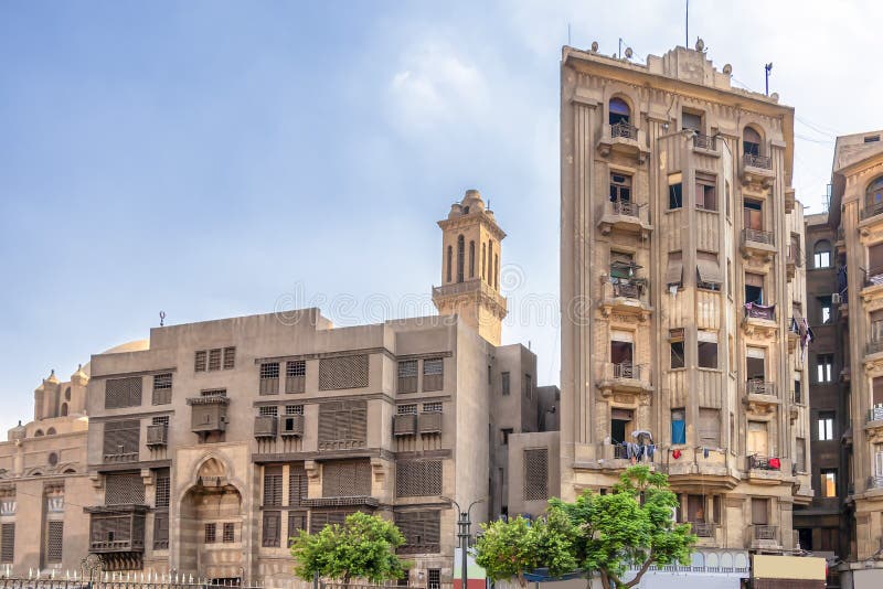 Poor Buildings of Cairo stock image. Image of view, arabic - 177815737