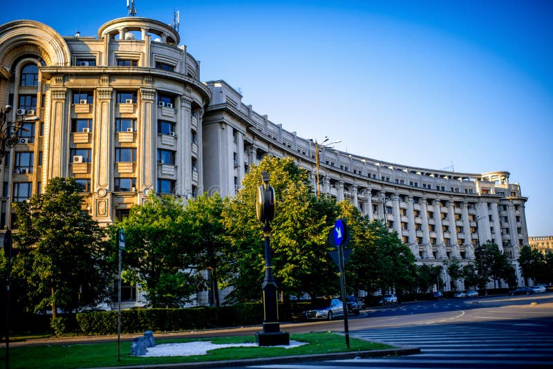 Buildings in the Center of Bucharest City Stock Photo - Image of ...