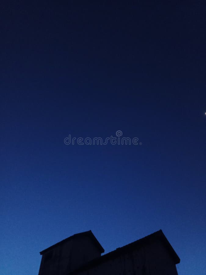 Buildings with a Charming Blue Sky Background Stock Photo - Image of ...