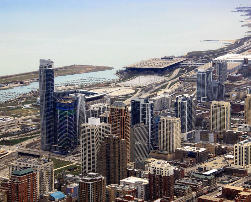 Buildings of Chicago City stock photo. Image of angle - 11309808
