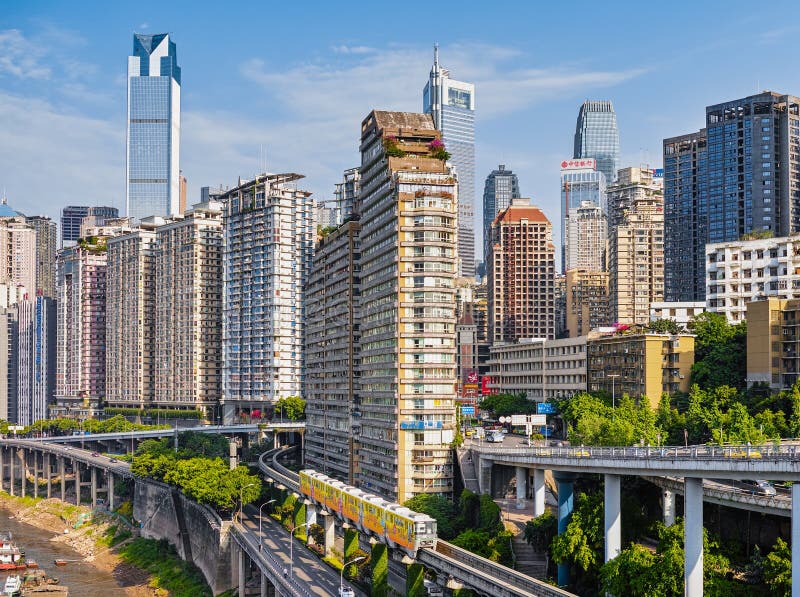 Buildings Of Chongqing Editorial Stock Photo - Image: 54949028