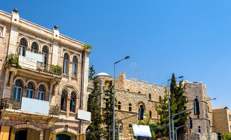 Buildings in the City Centre of Jerusalem Stock Photo - Image of israel ...