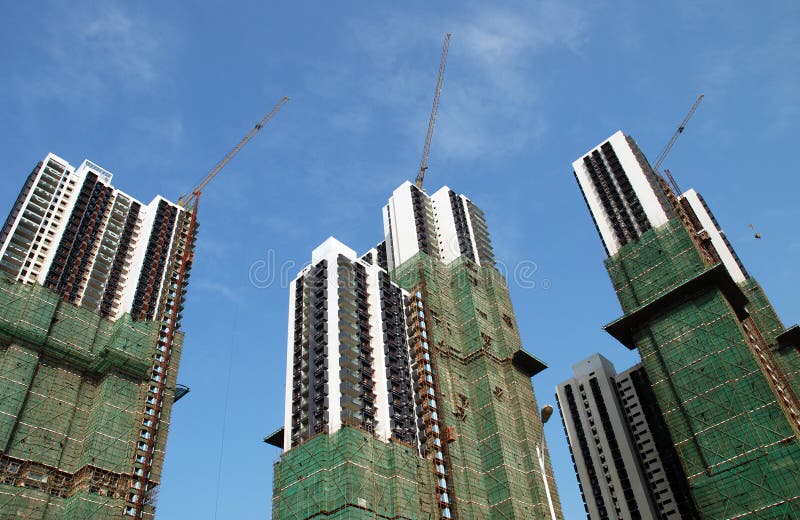 Buildings in Construction stock image. Image of structure - 9222709