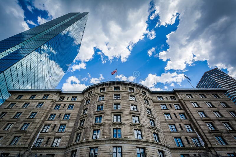 Buildings at Copley Square, in Back Bay, Boston, Massachusetts ...