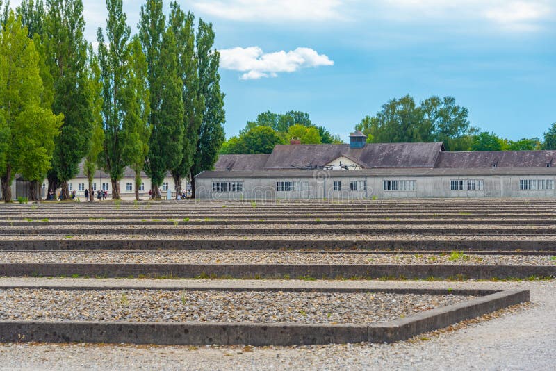 Buildings at Dachau Concentration Camp in Germany Editorial Image ...