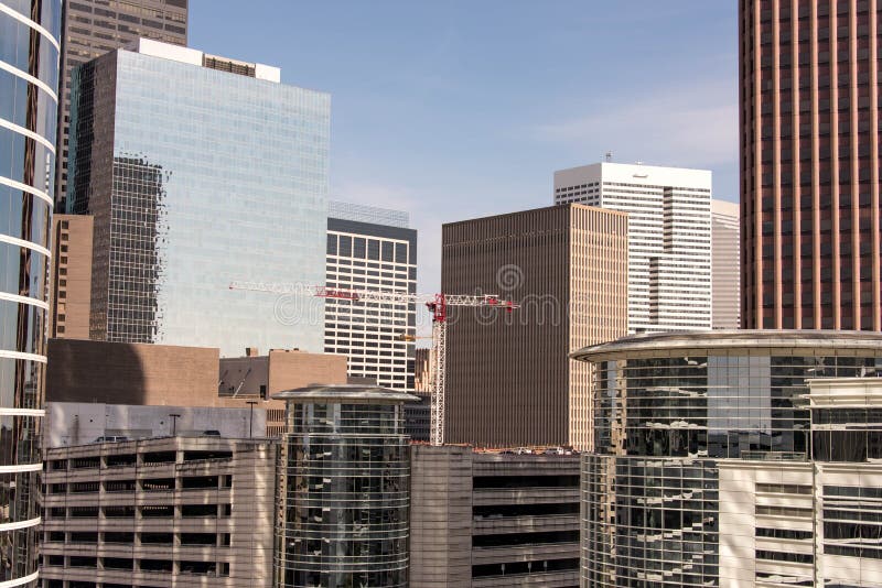 Buildings in Downtown Houston, Texas Editorial Stock Image - Image of ...