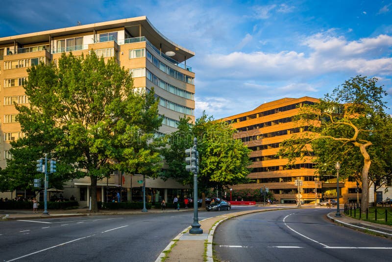 Buildings at Dupont Circle, in Washington, DC. Editorial Stock Image ...