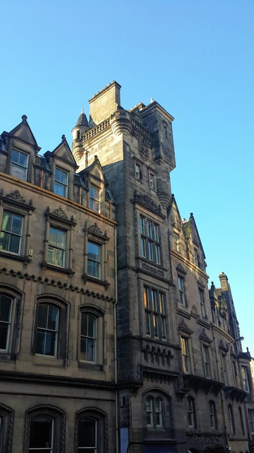 Buildings in Edinburgh stock photo. Image of town, buildings - 67130630