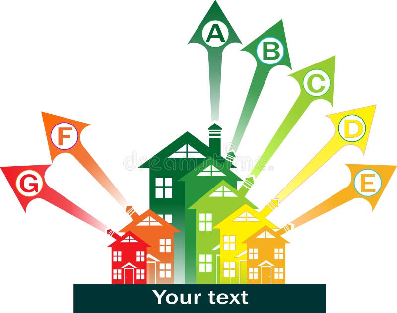 Buildings Energy Performance Stock Illustration - Illustration of ...