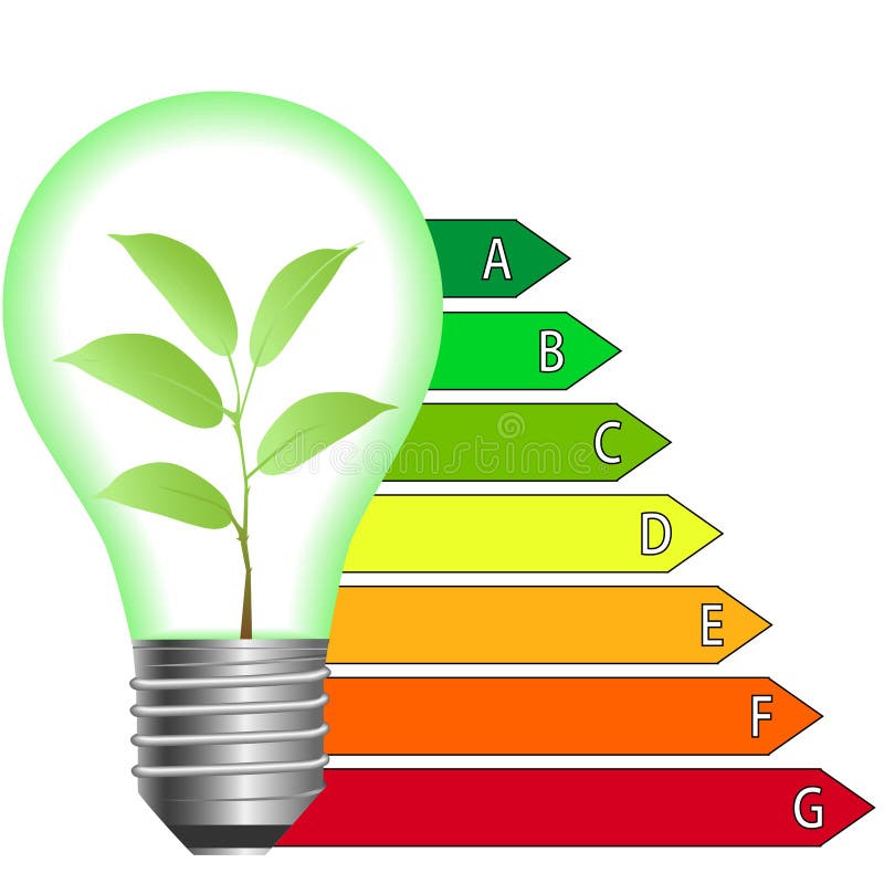 Buildings Energy Performance Scale Stock Illustration - Illustration of ...