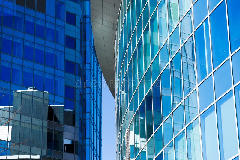 Buildings of Glass and Metal Stock Photo - Image of flat, design: 116531418