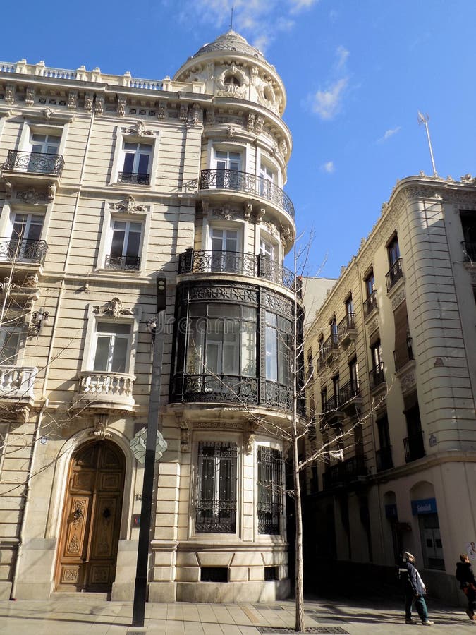 Buildings-Granada stock photo. Image of balconies, buildngs - 109418136
