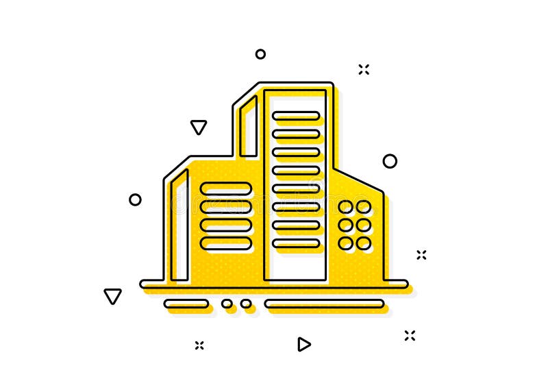 Buildings Icon. City Architecture Sign. Skyscraper Building. Vector ...