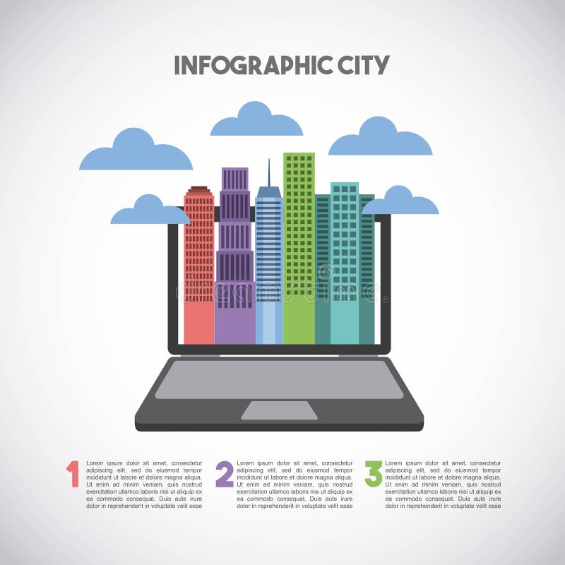 Buildings Infographic City Presentation Stock Vector - Illustration of ...