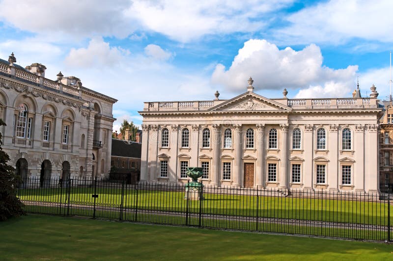 Buildings Kings College, UK Stock Photo - Image of buildings, facade ...
