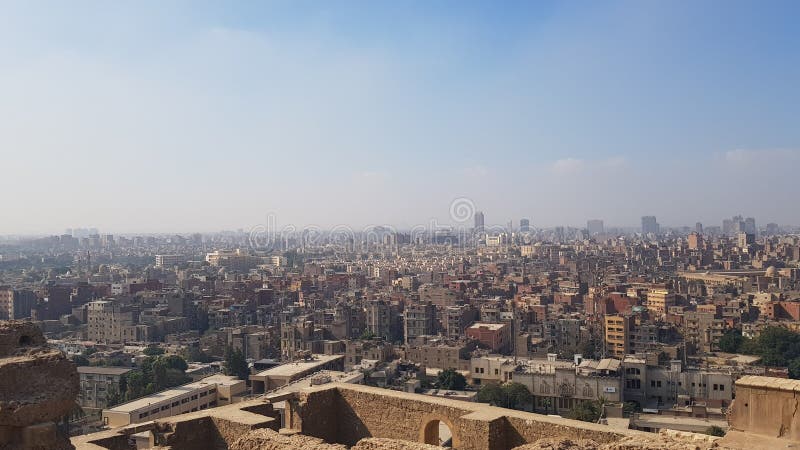 Buildings Landscape in Cairo Stock Photo - Image of landmark, wall ...