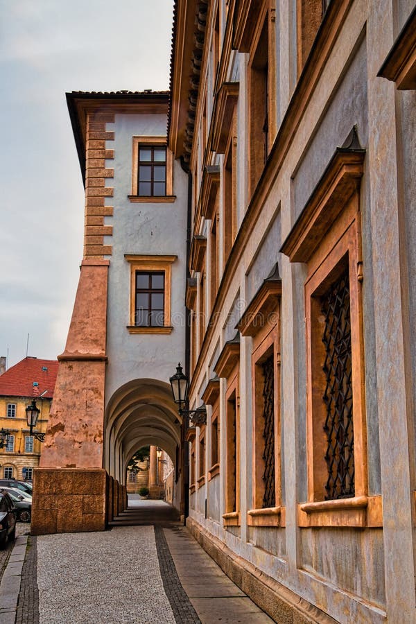 Buildings in Mala Strana stock image. Image of urban - 112348573