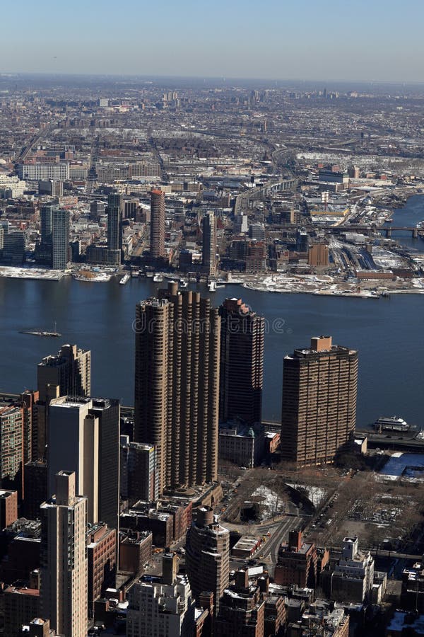 Buildings in Manhattan stock photo. Image of skyscrapers - 18960156