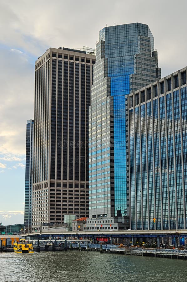 Buildings of Manhattan. stock image. Image of famous - 71122457